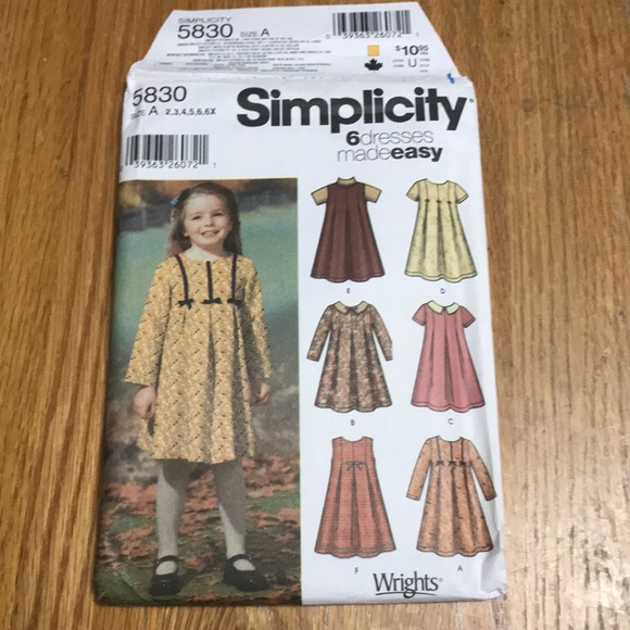 Simplicity | Office | Sewing Pattern Simplicity 583 Little Girls Dress ...
